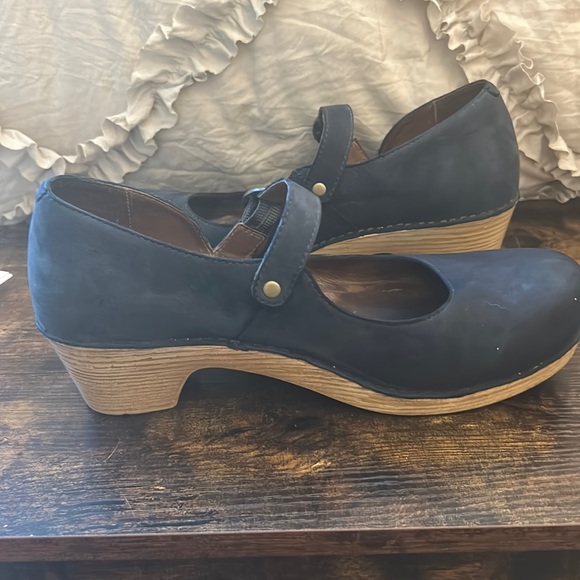 Dansko | Shoes | Size 4 Dansko Navy Blue Suede May Jane | Poshmark